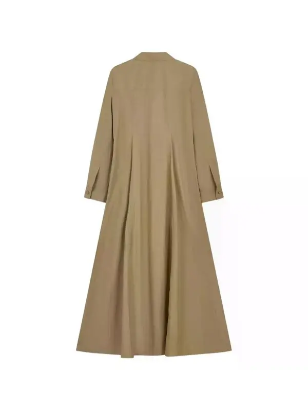 Max Mara Belted Long-sleeve Dress