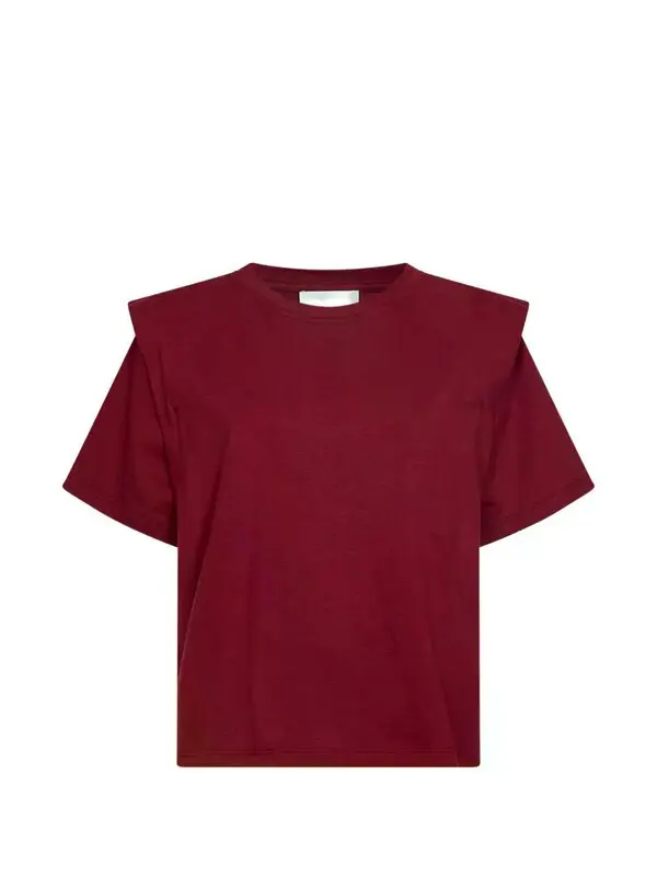 MARANT ETOILE Shoulder-pad T-shirt - Red