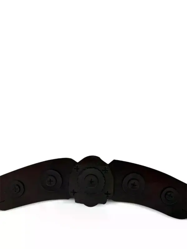 Saint Laurent Shield Stud-embellished Belt