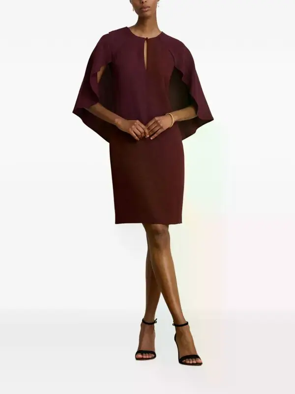 Ralph Lauren Tiveah Cape-sleeve Mini Dress