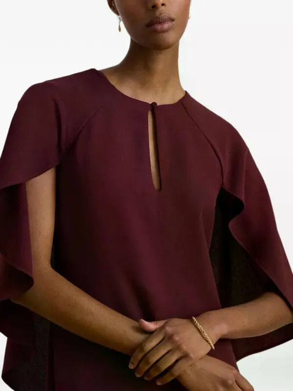 Ralph Lauren Tiveah Cape-sleeve Mini Dress