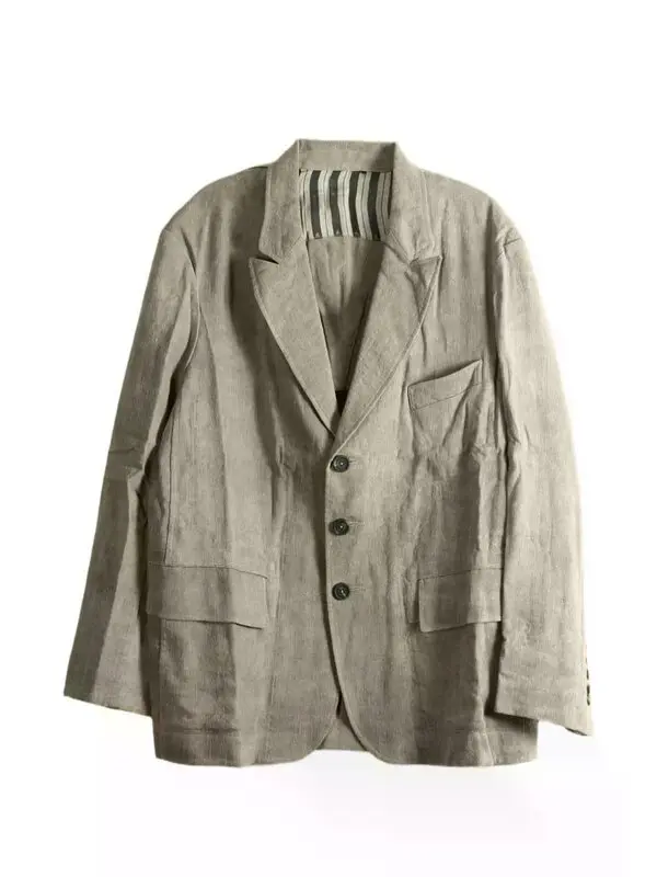 ZIGGY CHEN Notched-lapels Single-breasted Blazer