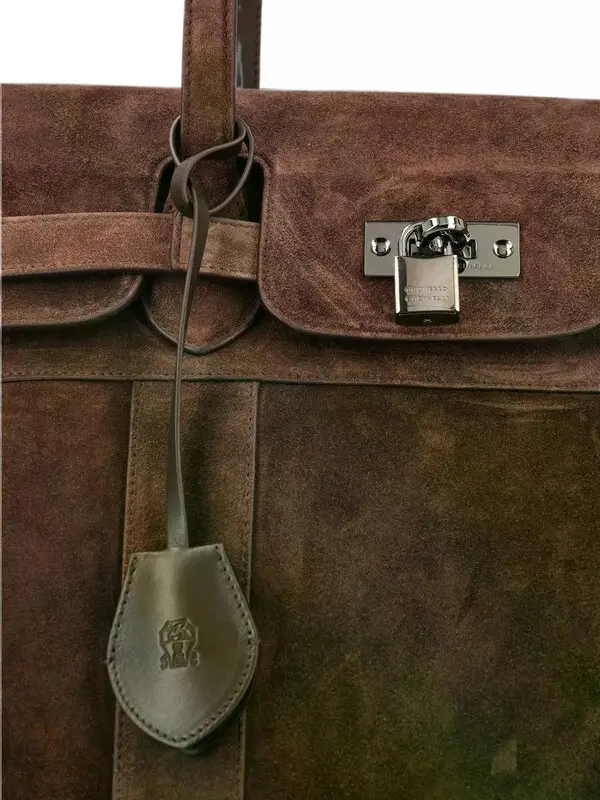 Brunello Cucinelli Explorer Suede Bag