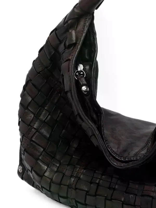 CAMPOMAGGI Atena Woven Shoulder Bag