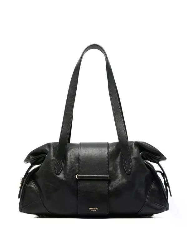JIMMY CHOO Bar Filo Leather Shoulder Bag