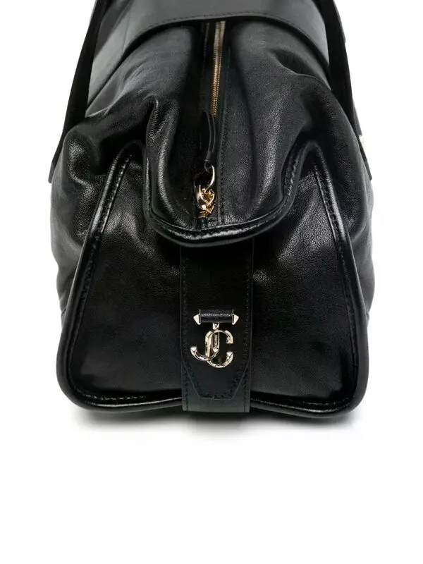 JIMMY CHOO Bar Filo Leather Shoulder Bag