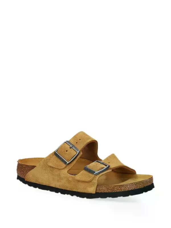 BIRKENSTOCK Arizona Soft Footbed Suede Sandals - Neutrals