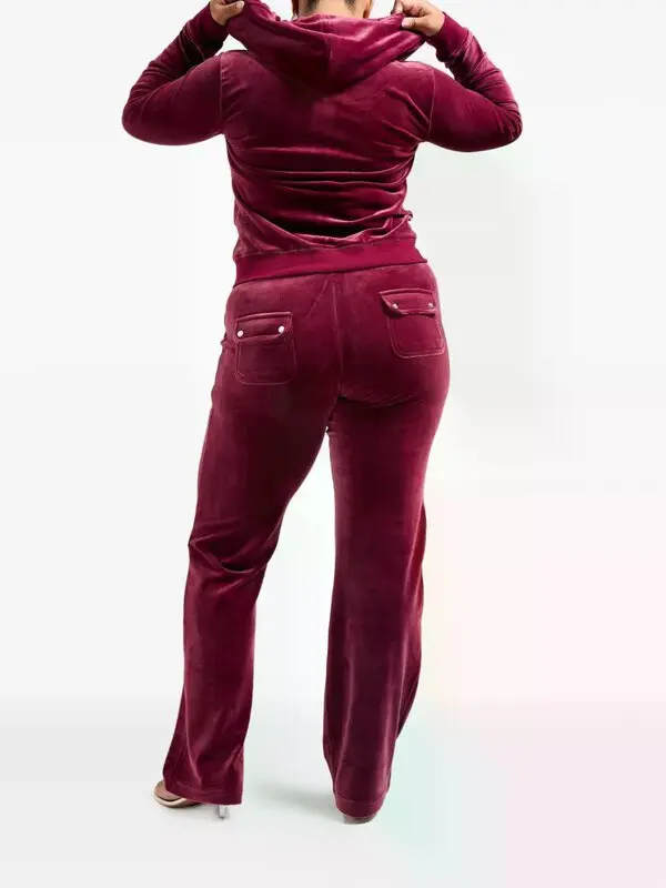 Juicy Couture Del Ray Velour Trousers