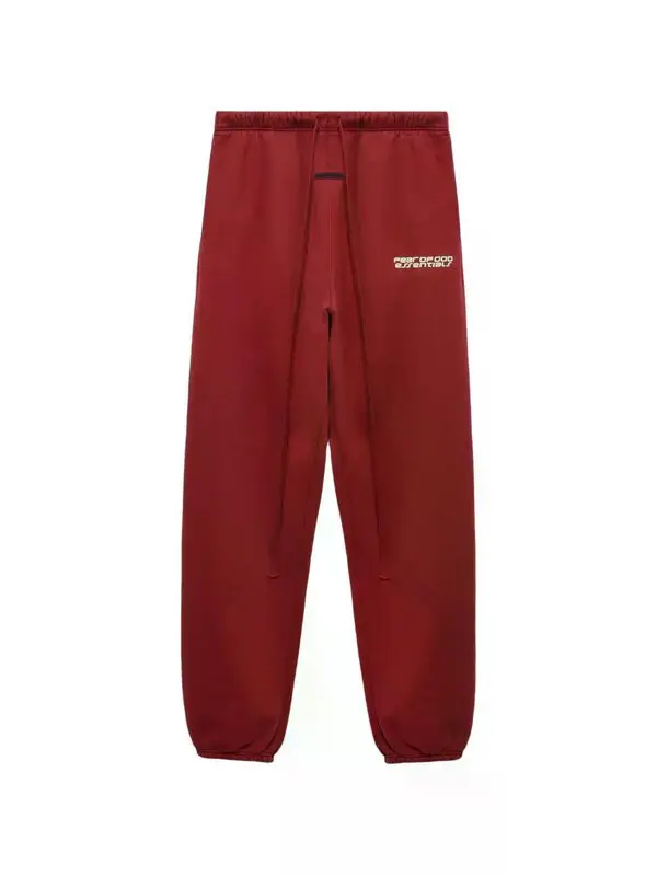 Fear Of God Logo-print Drawstring Track Pants - Red