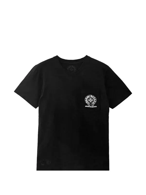 Chrome Hearts Manchester Exclusive Horseshoe Short-sleeve T-shirt - Black