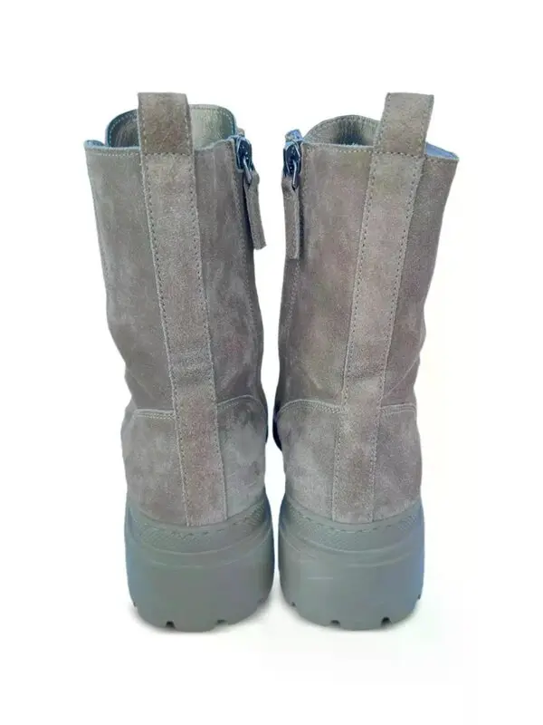 Brunello Cucinelli Suede Combat Boots