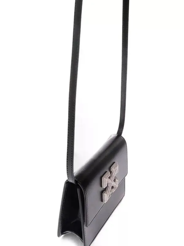 Off-White Leather Jitney 0.7 Mini Crossbody Bag