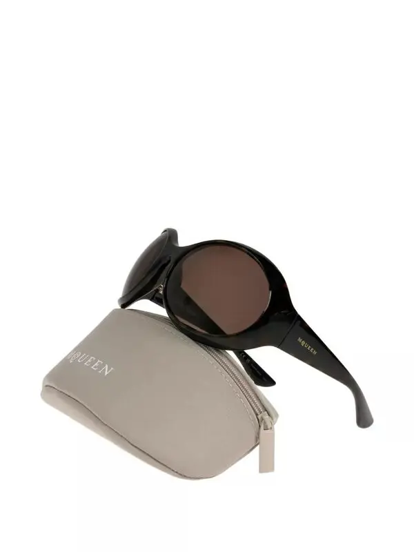Alexander McQueen Kate Round Sunglasses