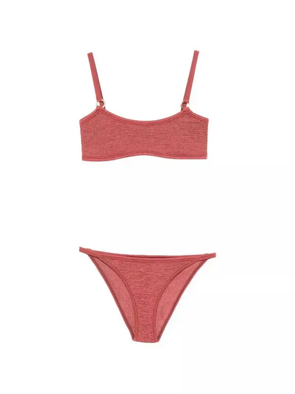Hunza G Iris Hoop-detail Bikini - Red