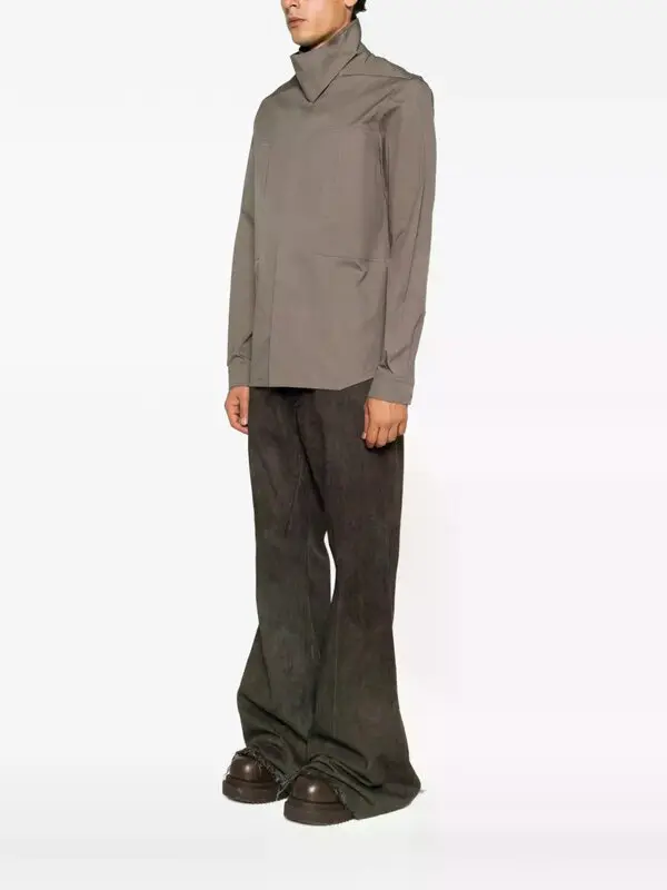 Rick Owens Long-sleeve Panelled Overshirt