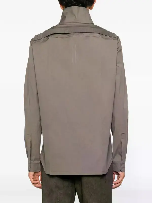 Rick Owens Long-sleeve Panelled Overshirt