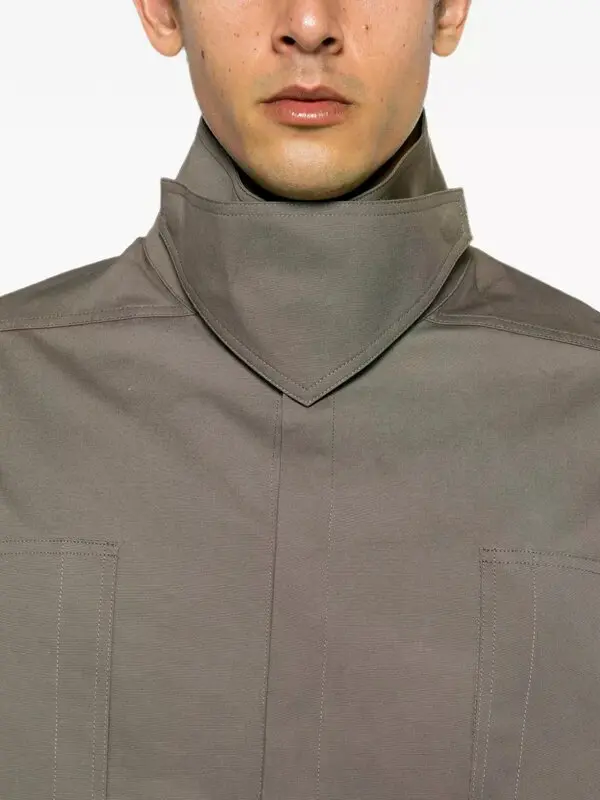 Rick Owens Long-sleeve Panelled Overshirt