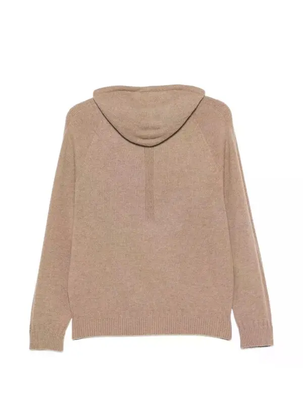 CFCL Drawstring Raglan-sleeve Hoodie - Neutrals