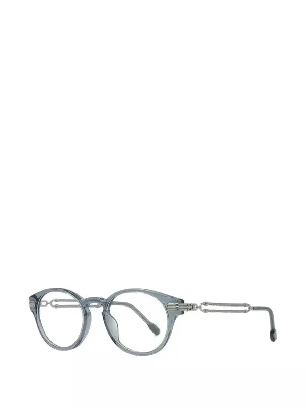 FRED Double Cable Round-frame Eyeglasses - Grey