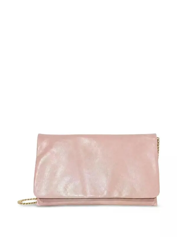 POCHE PARIS Chain-strap Clutch Bag - Pink