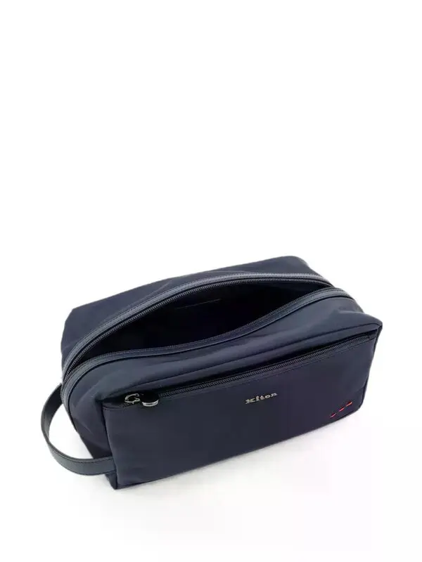 Kiton Logo-plaque Side-handle Clutch Bag