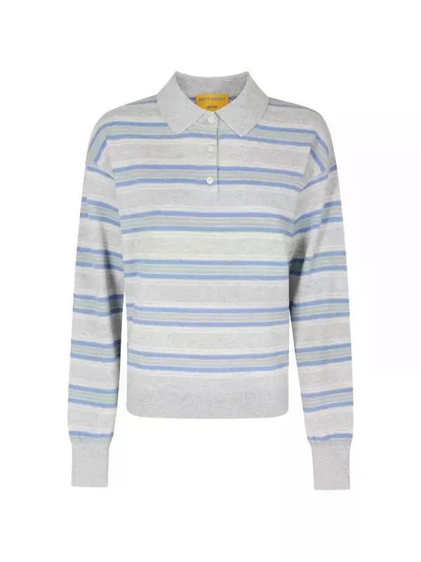 Guest In Residence Collegiate Polo-collar Sweater