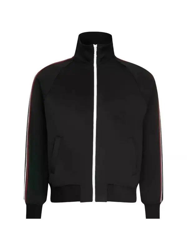 Saint Laurent Cassandre Track Jacket In Jersey