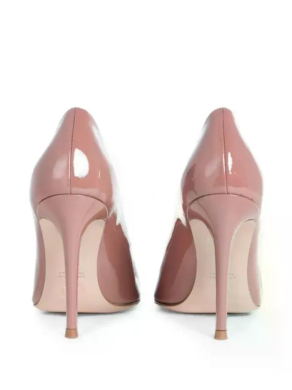 Roberto Festa Elais Patent-leather Heeled Pumps - Pink