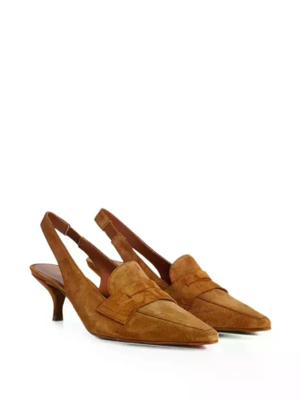 Roberto Festa Artemide Suede Slingback Heeled Pumps