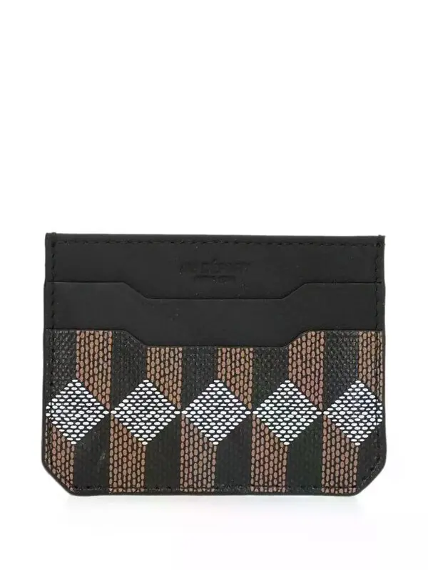 AU DEPART Monogram-print Card Holder
