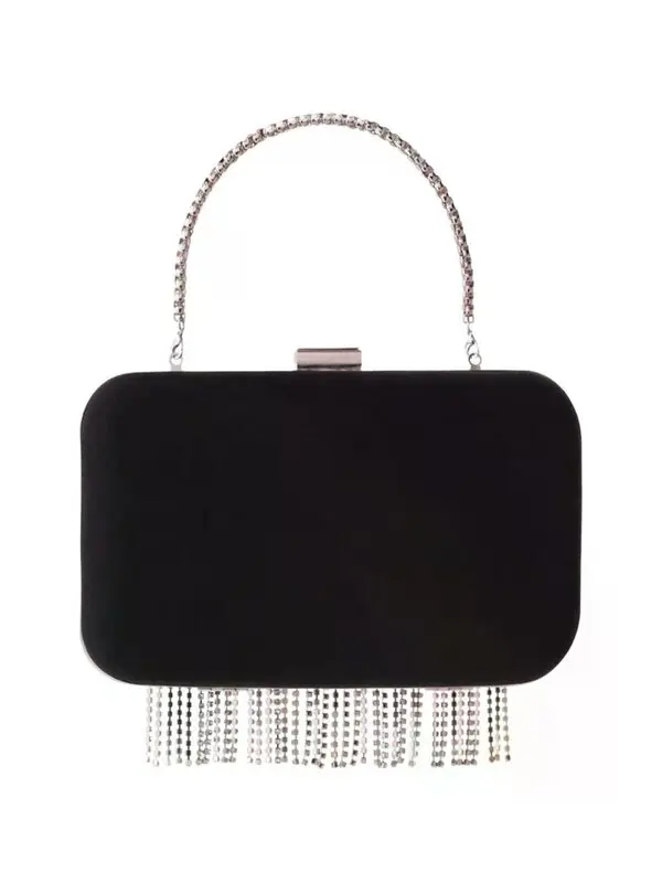 GEMY MAALOUF Crystal-fringe Clutch Bag