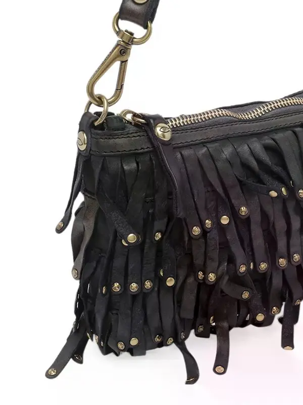 CAMPOMAGGI Natalia Stud-embellished Fringed Tote Bag