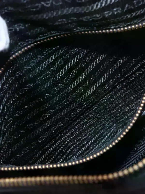 Prada Saffiano Trimmed Tessuto Messenger Bag