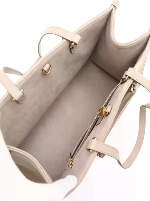 LOUIS VUITTON 2020-2026 Bicolor Monogram Empreinte Giant Onthego Mm Satchel - Neutrals