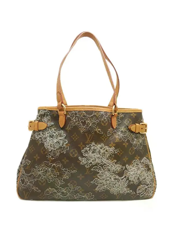 LOUIS VUITTON 2007 Monogram Dentelle Batignolles Horizontal Tote Bag