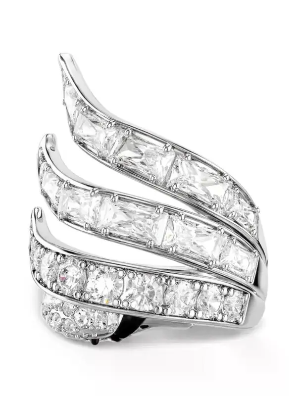 SWAROVSKI Vienna Crystal-embellished Wrap Ring - Silver
