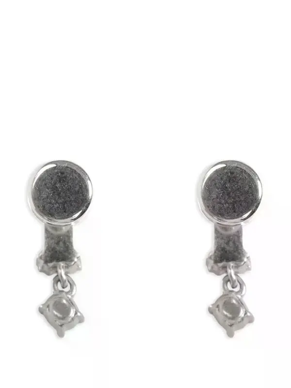 JIL SANDER Crystal-embellished Drop Earrings