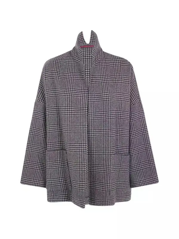 DANIELA GREGIS Prince Of Wales Check Oversized Jacket