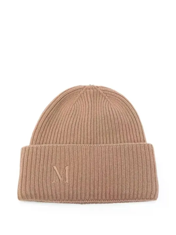 Max Mara Cashmere Beanie Hat - Brown