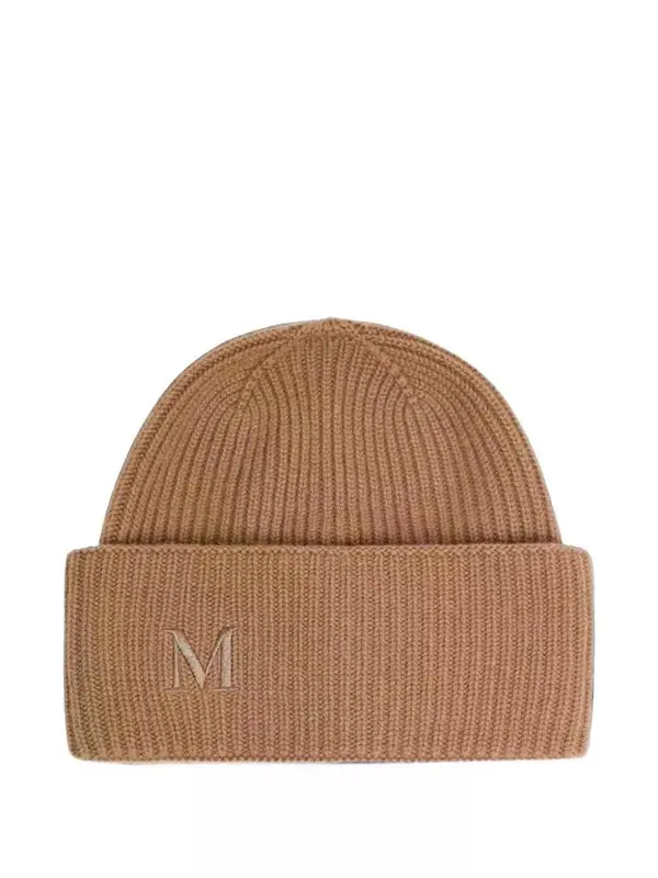 Max Mara Cashmere Beanie Hat - Brown