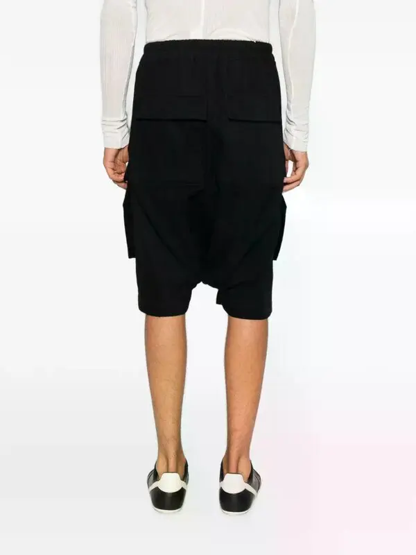 Rick Owens Drop-crotch Cargo Shorts