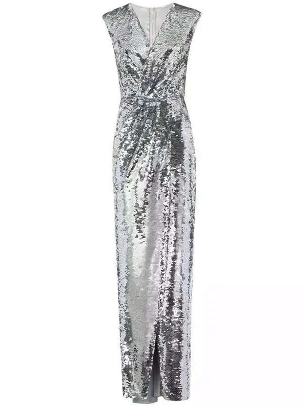 Dolce & Gabbana Sequin-embellished Draped Dress