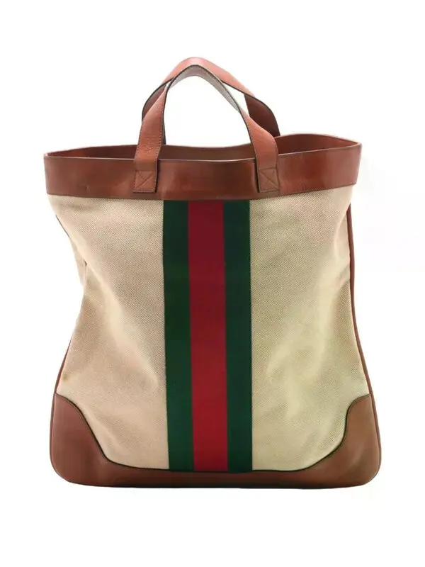 Gucci 2016-2026 Large Canvas Web Satchel