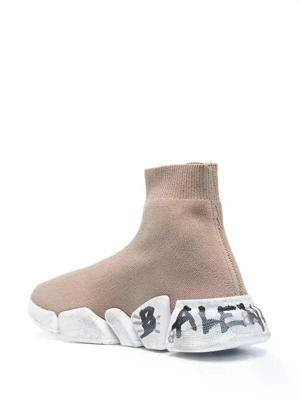 Balenciaga Speed Graffiti-print Sneakers