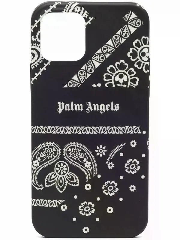 Palm Angels Bandana-print Iphone 12 Pro Max Case - Black