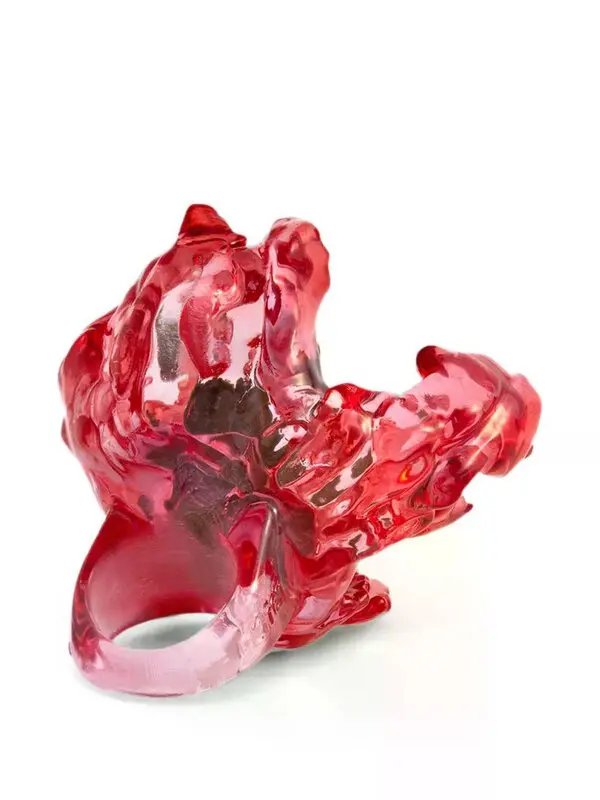 LA MANSO Parrot Bloom Ring - Red