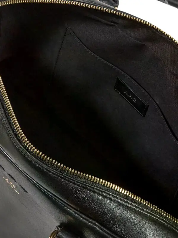 A.p.c. Logo-print Leather Shoulder Bag