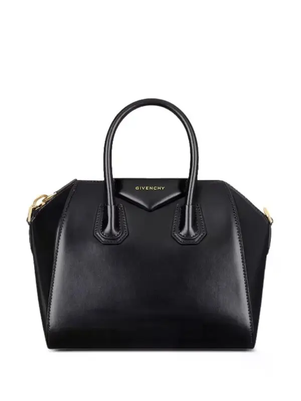 Givenchy Antigona Bag In Shiny Grained Leather - Black