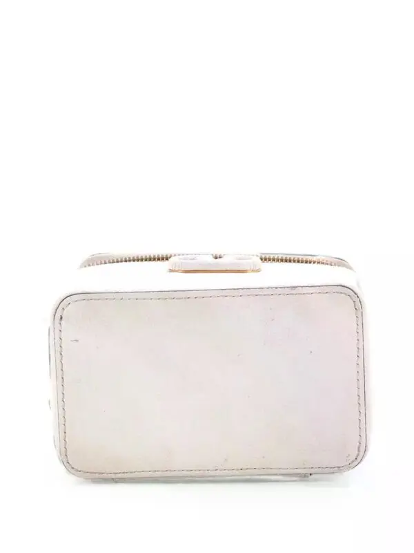Valentino Garavani Vlogo Top Handle Vanity Case Leather Shoulder Bag