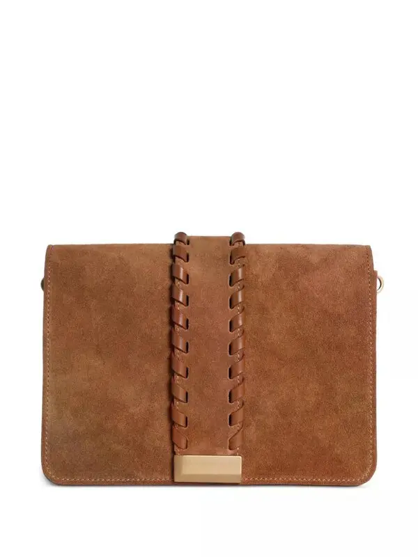 Roberto Festa Alma Whipstitch-trim Shoulder Bag - Brown